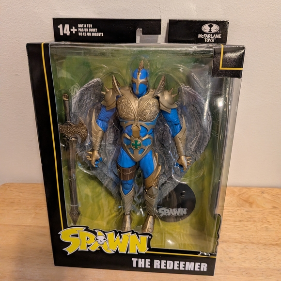 McFarlane Toys | Toys | Mcfarlane Toys Spawn The Redeemer Action Figure Blue And Gold | Poshmark